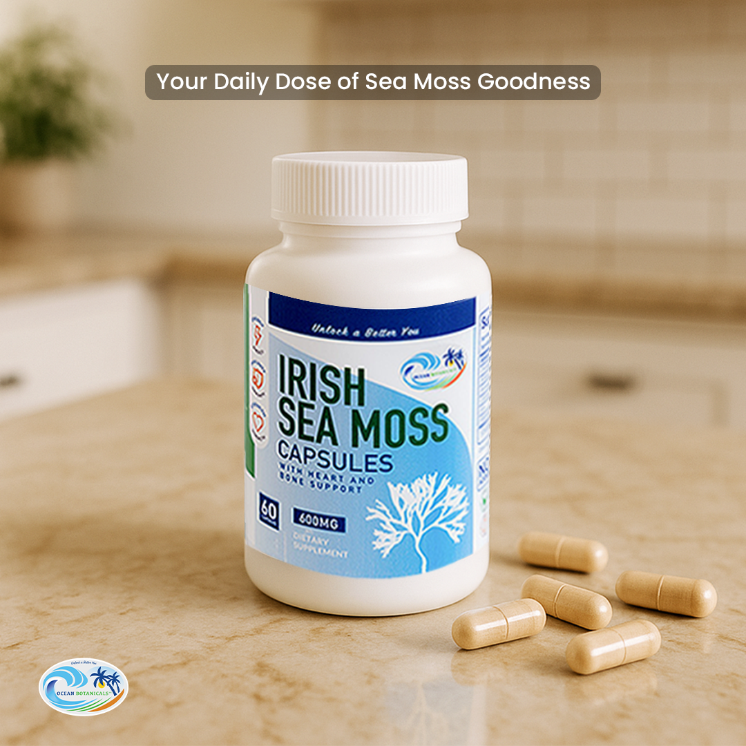 Organic Irish Sea Moss Capsules | Ocean Botanicals
