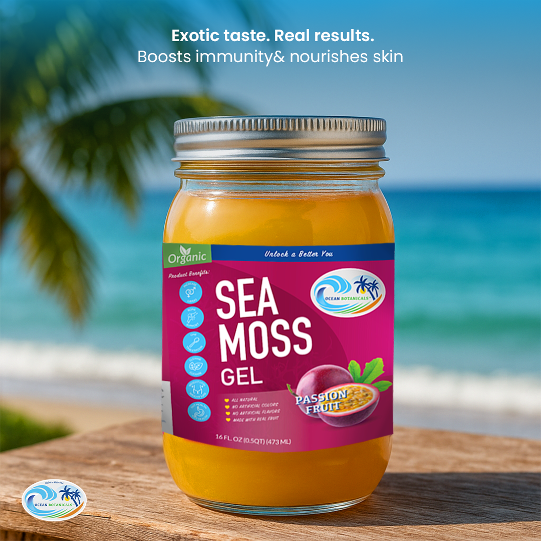Passion Fruit Sea Moss Gel - Ocean Botanicals