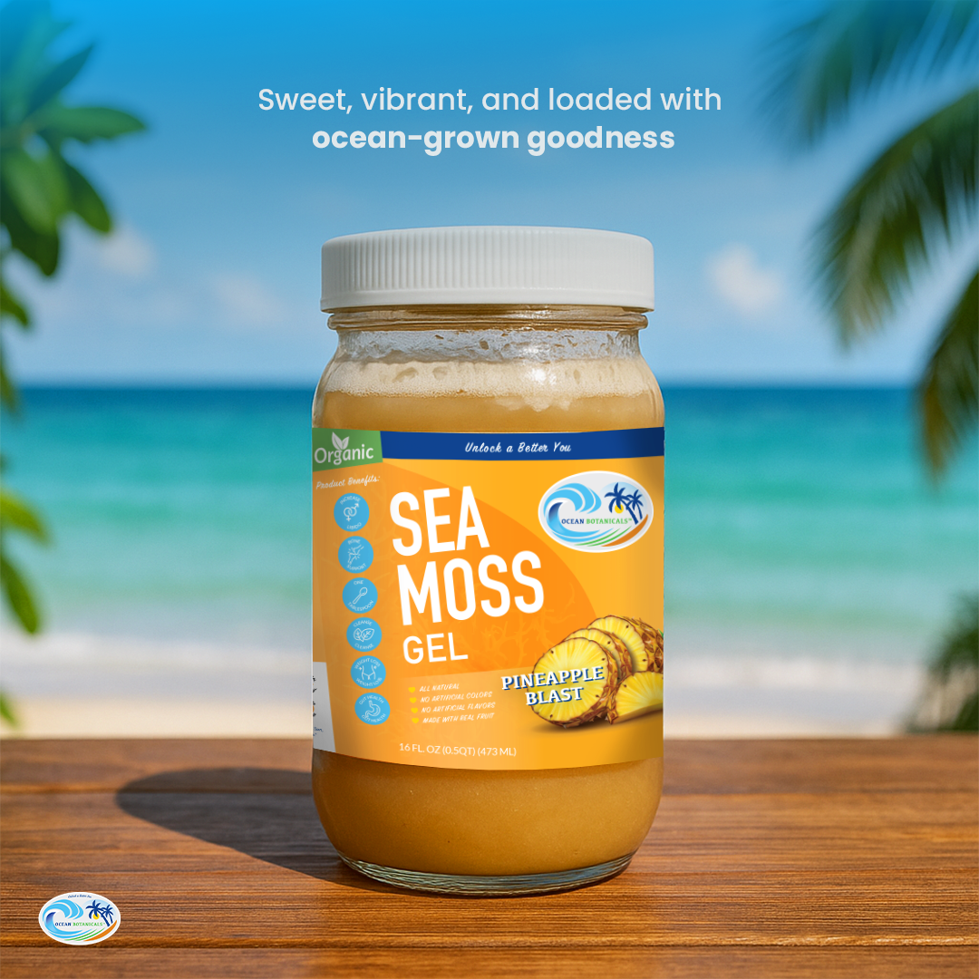 Pineapple Sea Moss Gel - Ocean Botanicals
