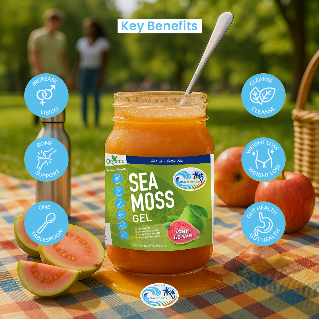 Pink Guava Sea Moss Gel - Ocean Botanicals