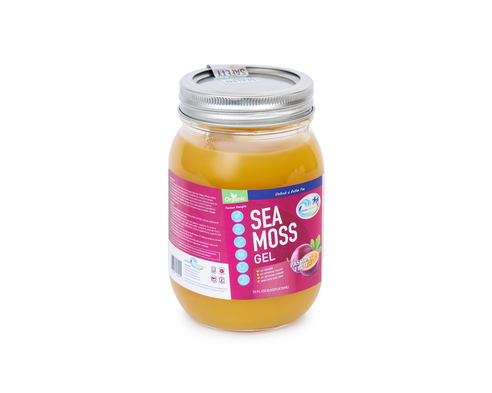 Passion Fruit Sea Moss Gel - Ocean Botanicals